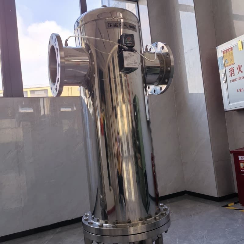 5um Stainless Steel Compressed Air Filter with Cartridge Structure and ...